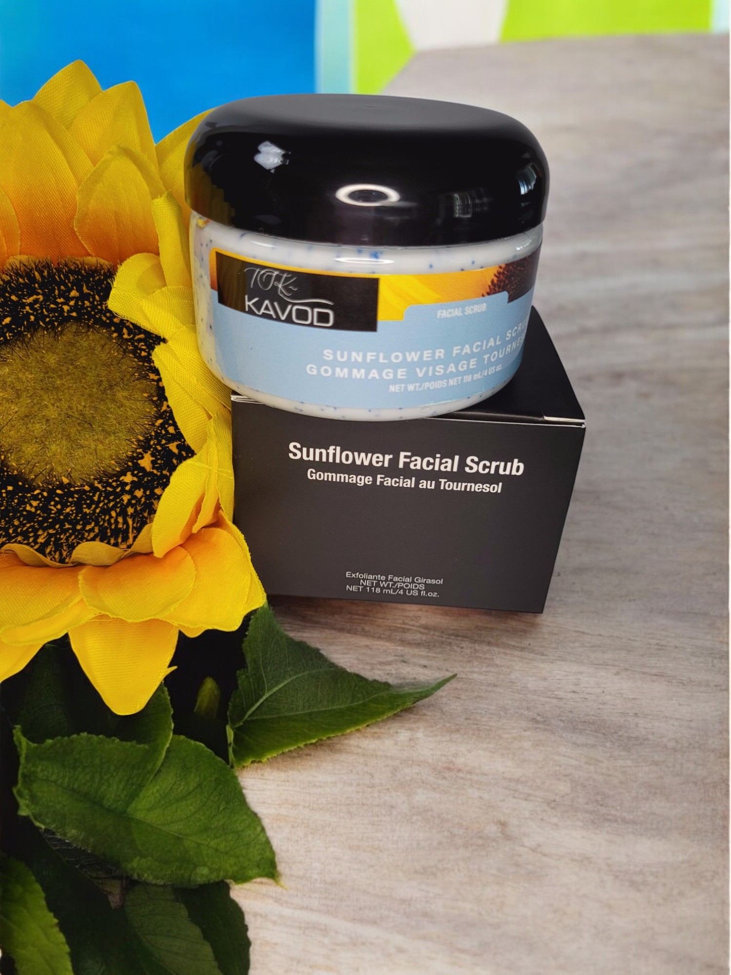 Sunflower Facial Scrub – Kavod Beauty